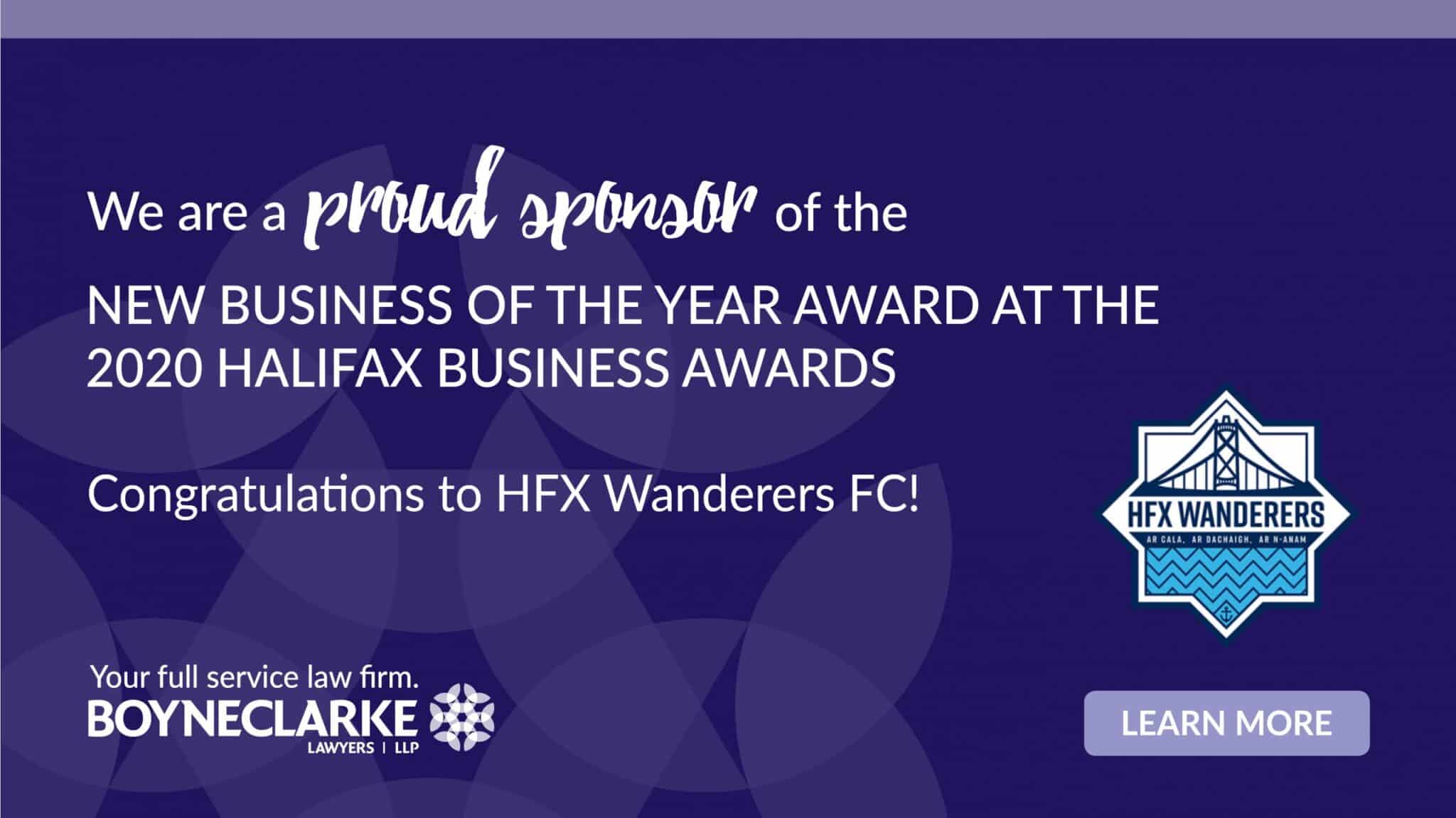 BOYNECLARKE LLP Sponsors 2020 New Business of the Year Category ...