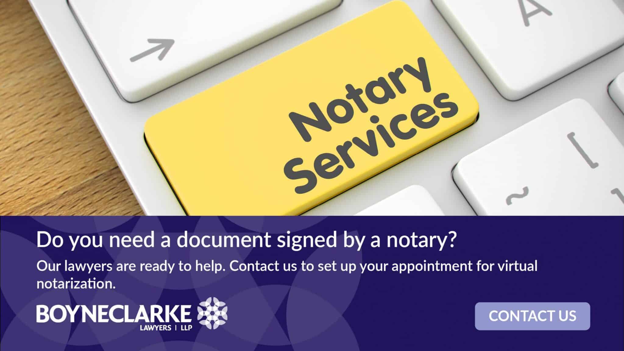 Virtual Notarization - BOYNECLARKE